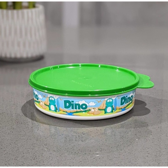 Tupperware | Dining | Tupperware Dino The Green Dinosaur Wonder Bowl ...